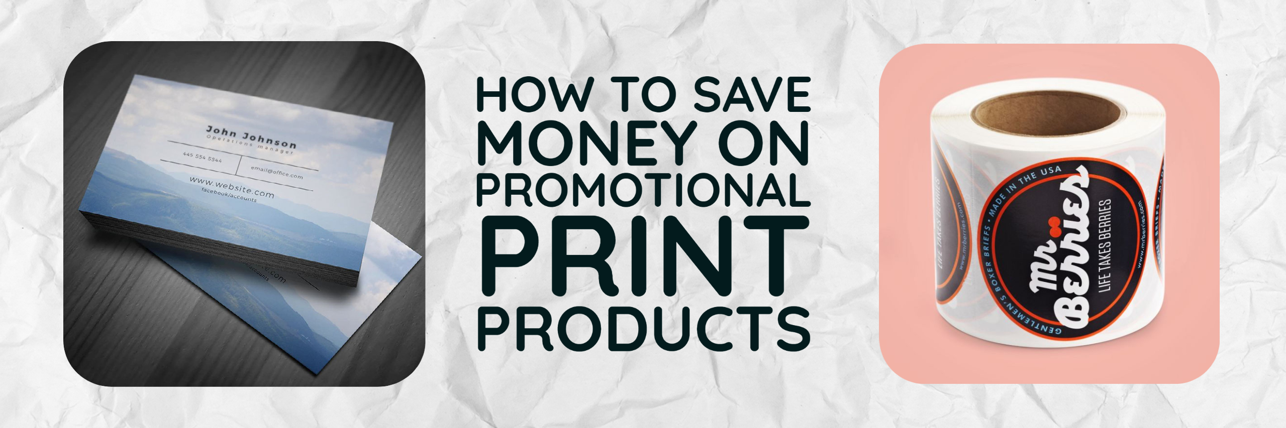 How to Save Money on Print and Promotional Products